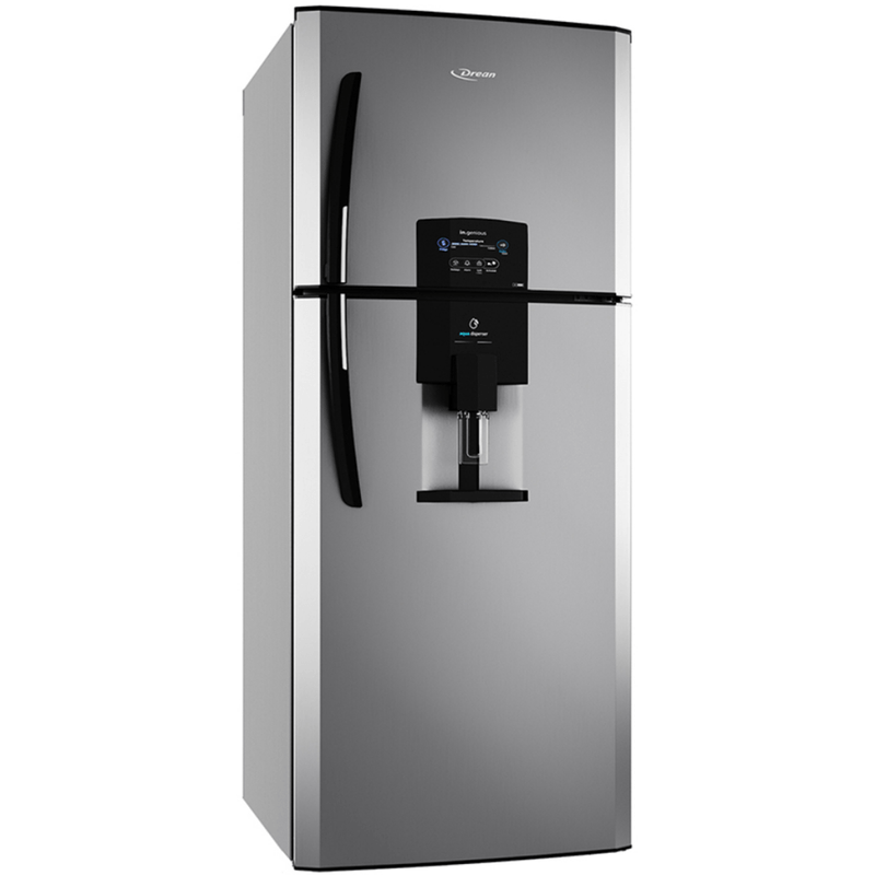 HELADERA NO FROST DREAN 373L ACERO INOX. CON DISPENSER HDR380N12M