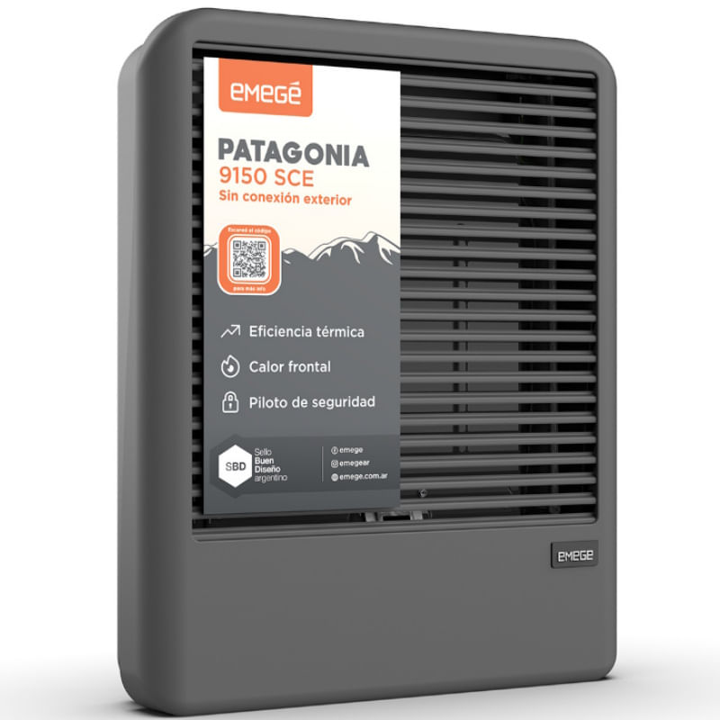 Calefactor Emege 5000Kcal S/Salida Linea Patagonia 9150