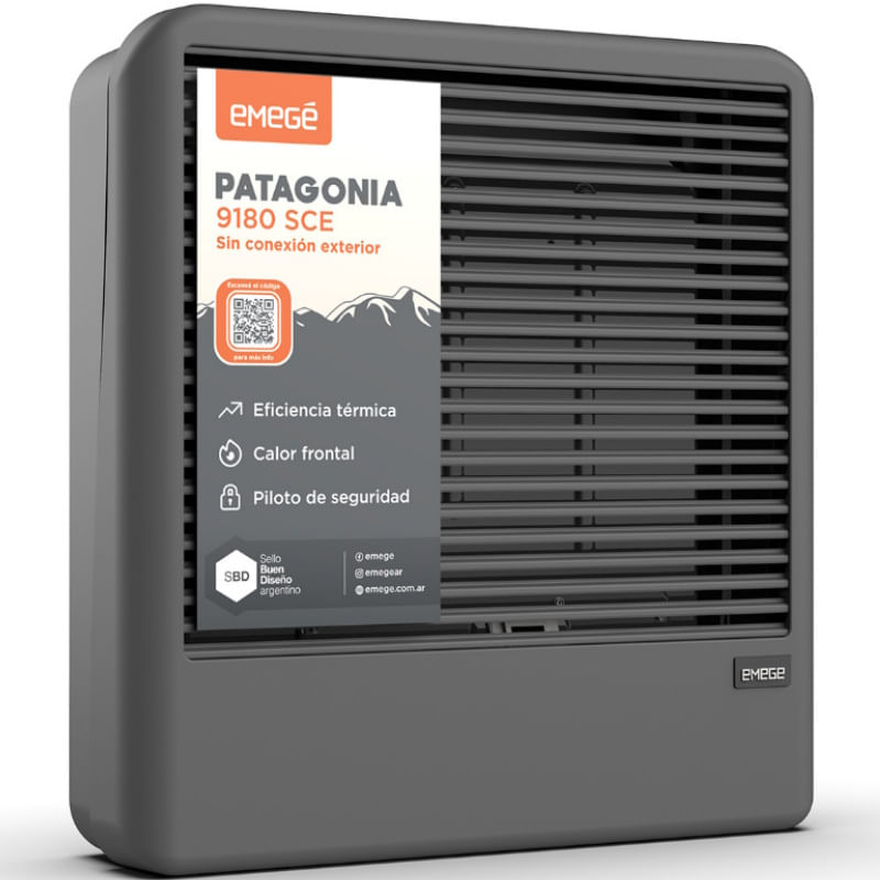 Calefactor Emege 8000Kcal Sin Salida Linea Patagonia 9180