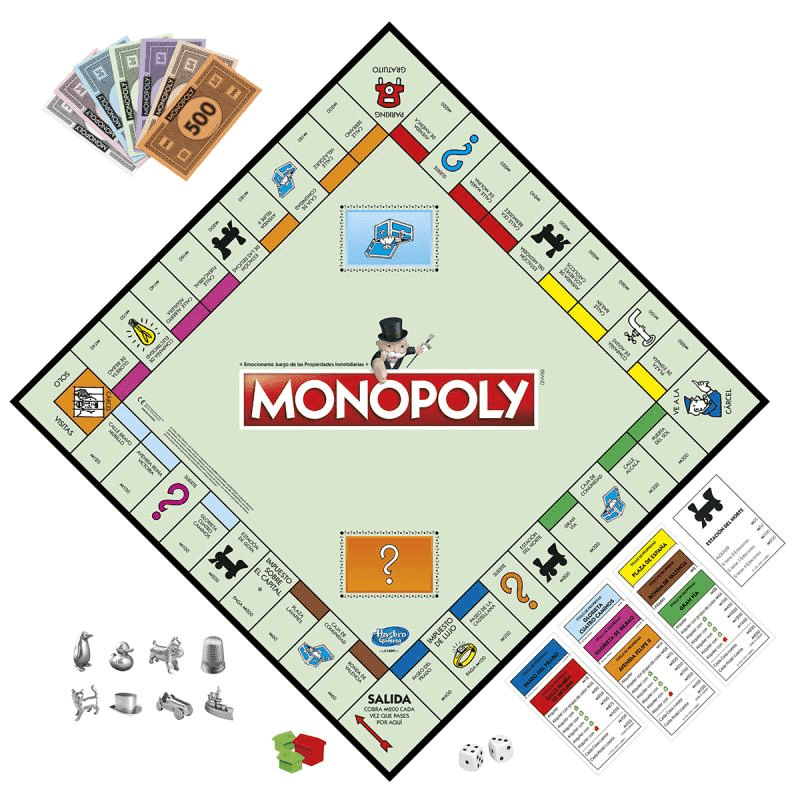 JUEGO HASBRO MONOPOLY CLASICO 7525