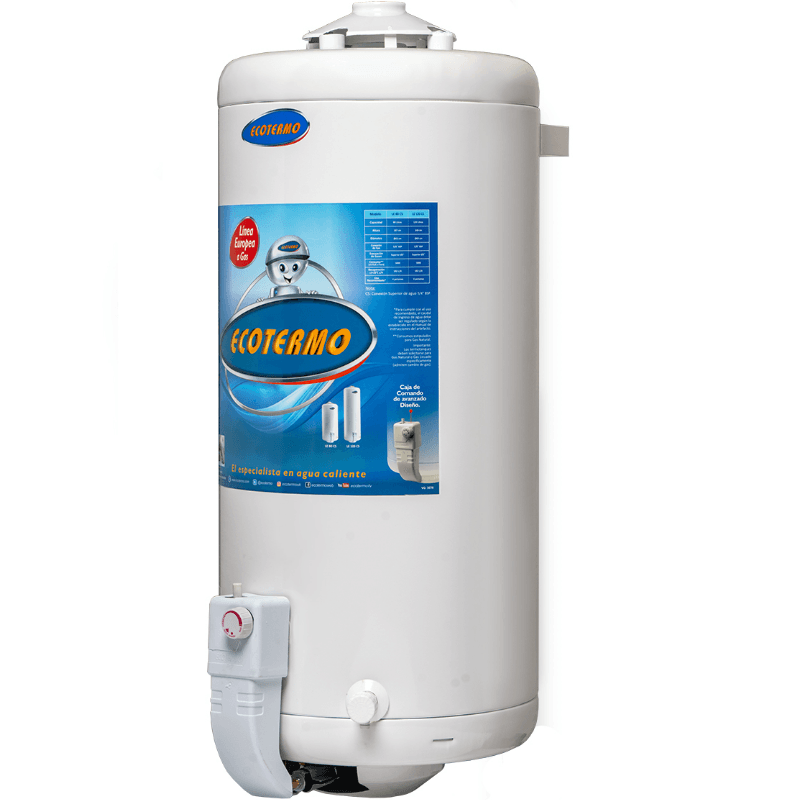 TERMOTANQUE ECOTERMO 80L GN DE COLGAR CONEXION SUPERIOR