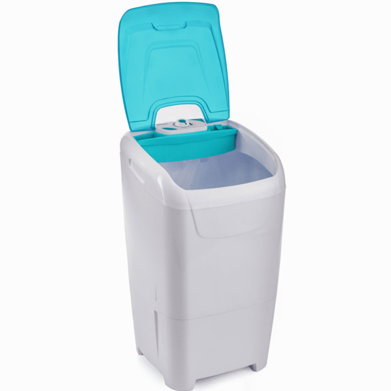 LAVARROPAS COLUMBIA SEMIAUTOMATICO 7Kg BLANCO TURQUESA LSC-7000